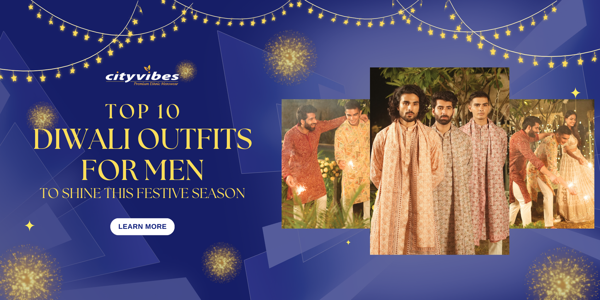 Top 10 Diwali Outfits for Men to Shine This Festive Season 2025
