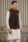 Buy Premium Brown Formal Waist Coat For Men Online | Cityvibes