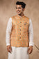 Buy Mustard Color Print Waist Coat For Men Online | Cityvibes